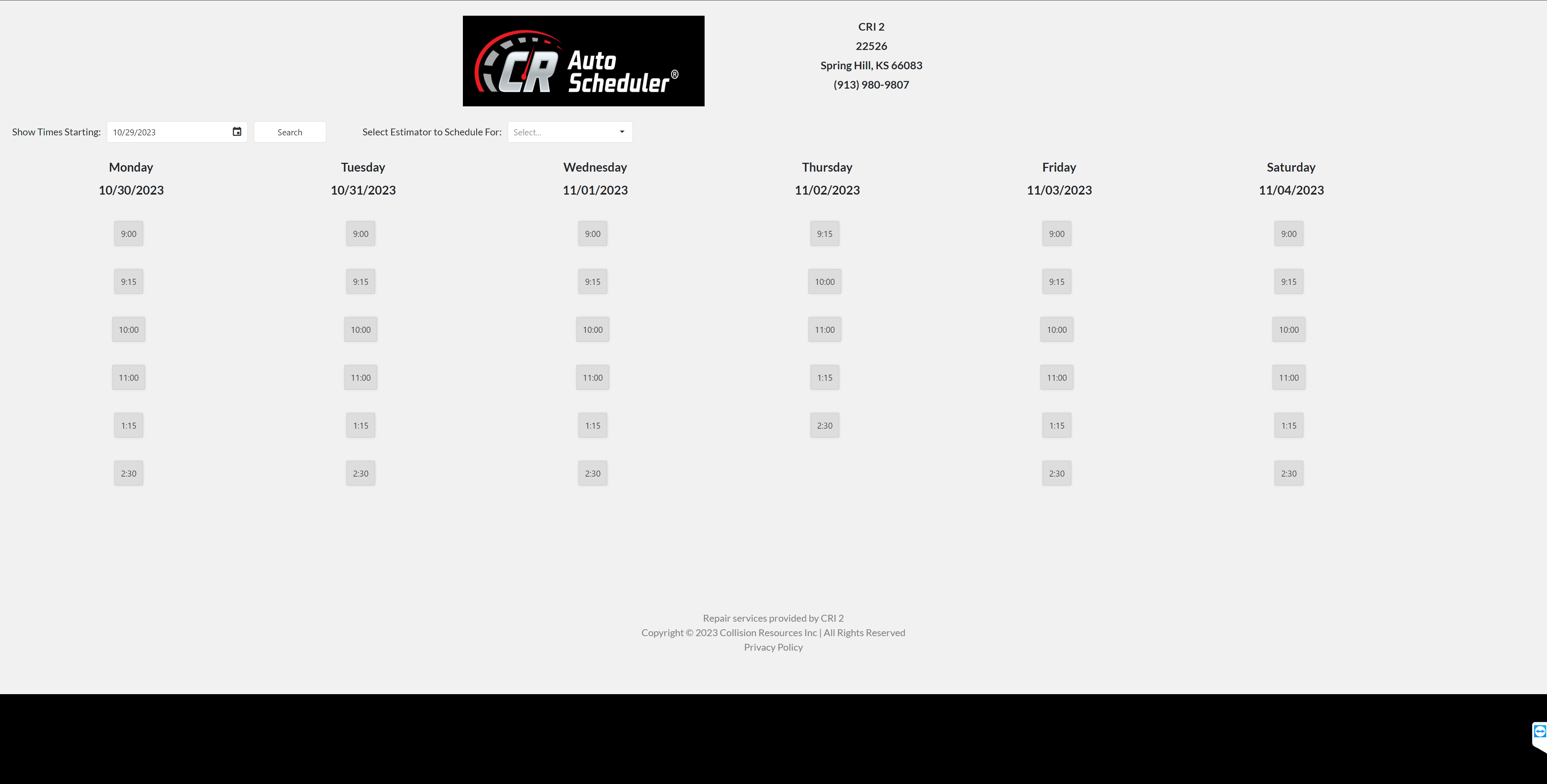 CR Auto Scheduler - Estimate | Reviews, Pricing & Demos - SoftwareAdvice AU