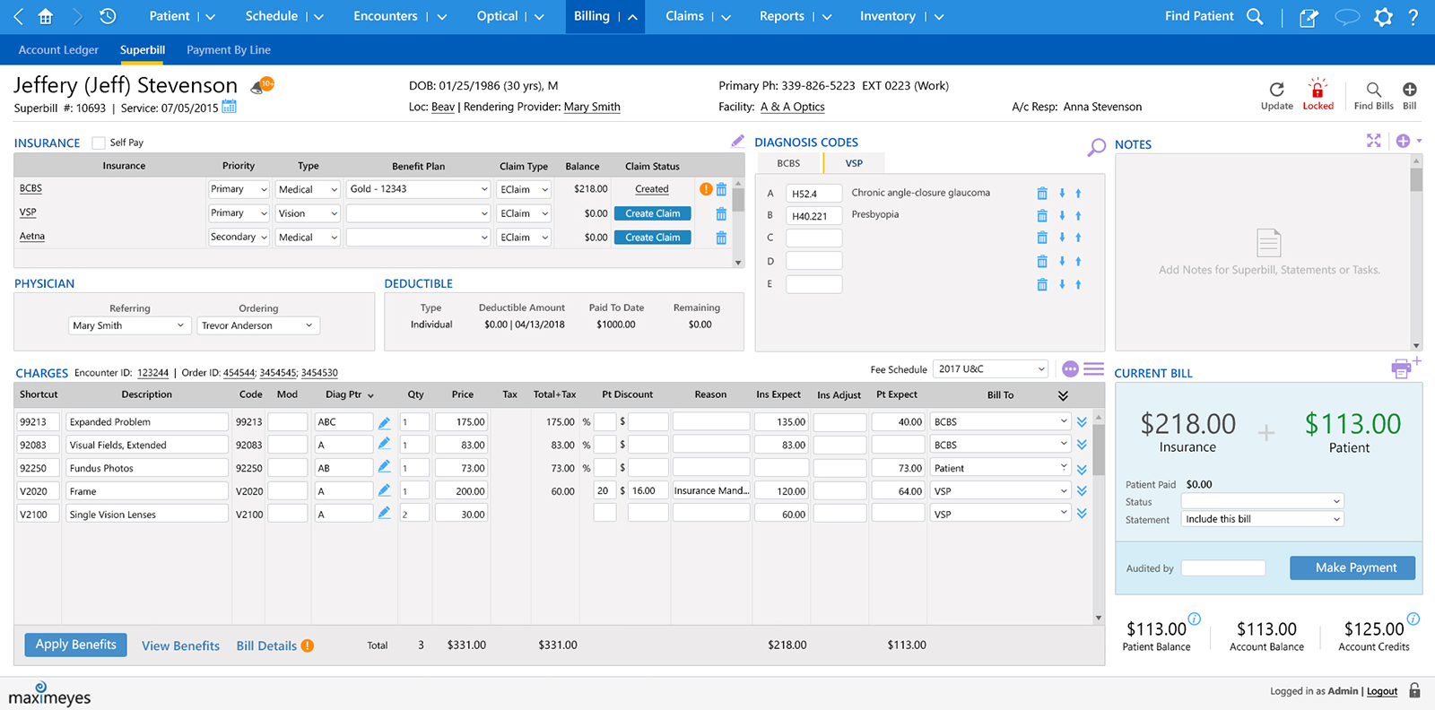 MaximEyes Software - 2021 Reviews, Pricing & Demo