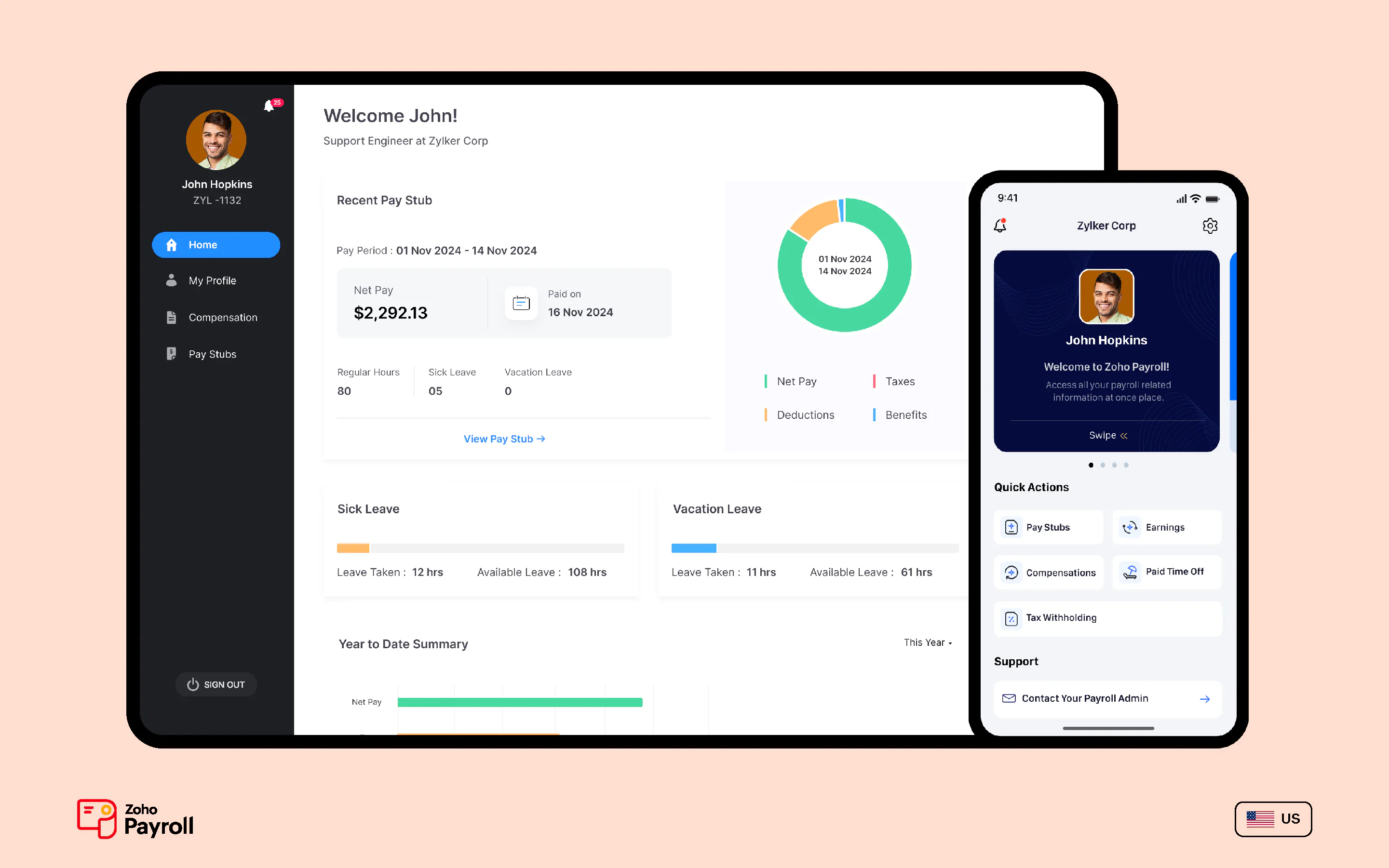 Zoho Payroll Price, Features, Reviews & Ratings - Capterra India