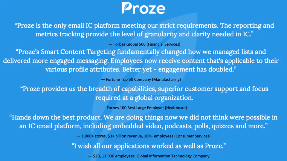 Proze Pricing, Alternatives & More 2022 - Capterra