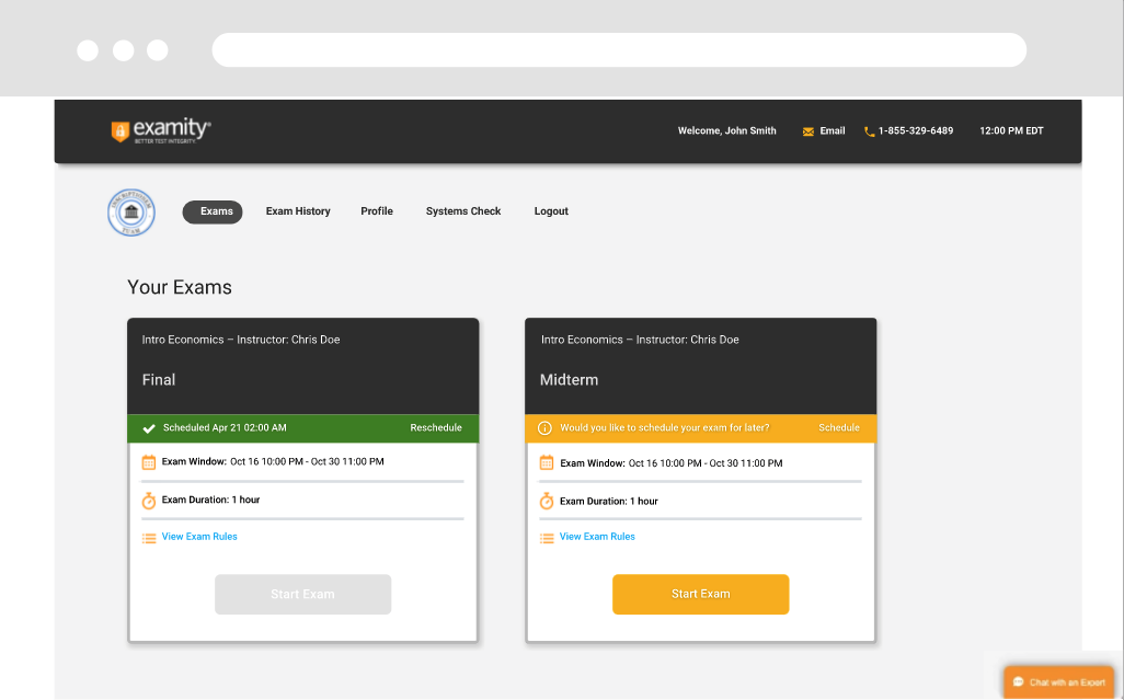 Examity Software - 2025 Reviews, Pricing & Demo