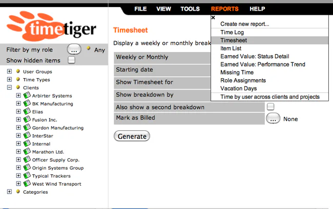 TimeTiger - Avis, notes, prix et abonnements - Capterra France 2026