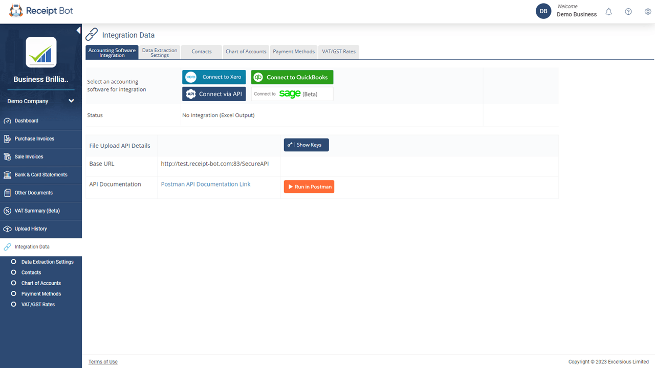 Business Receipts Software