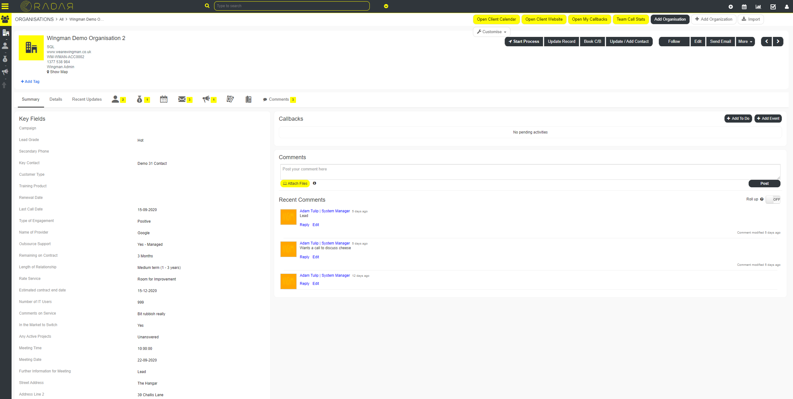 RADAR CRM Software - 2025 Reviews, Pricing & Demo