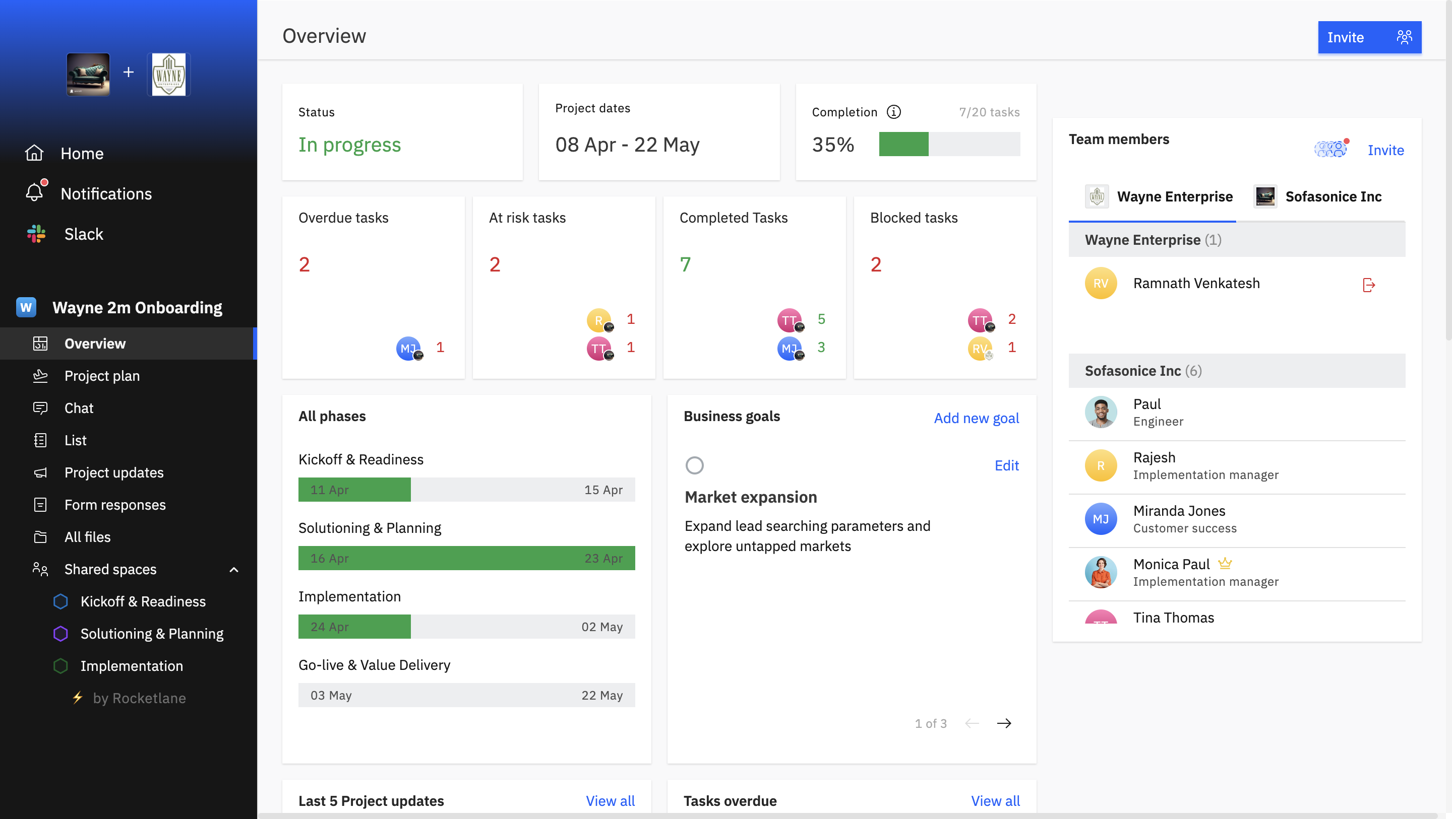 Rocketlane Software - 2024 Reviews, Pricing & Demo