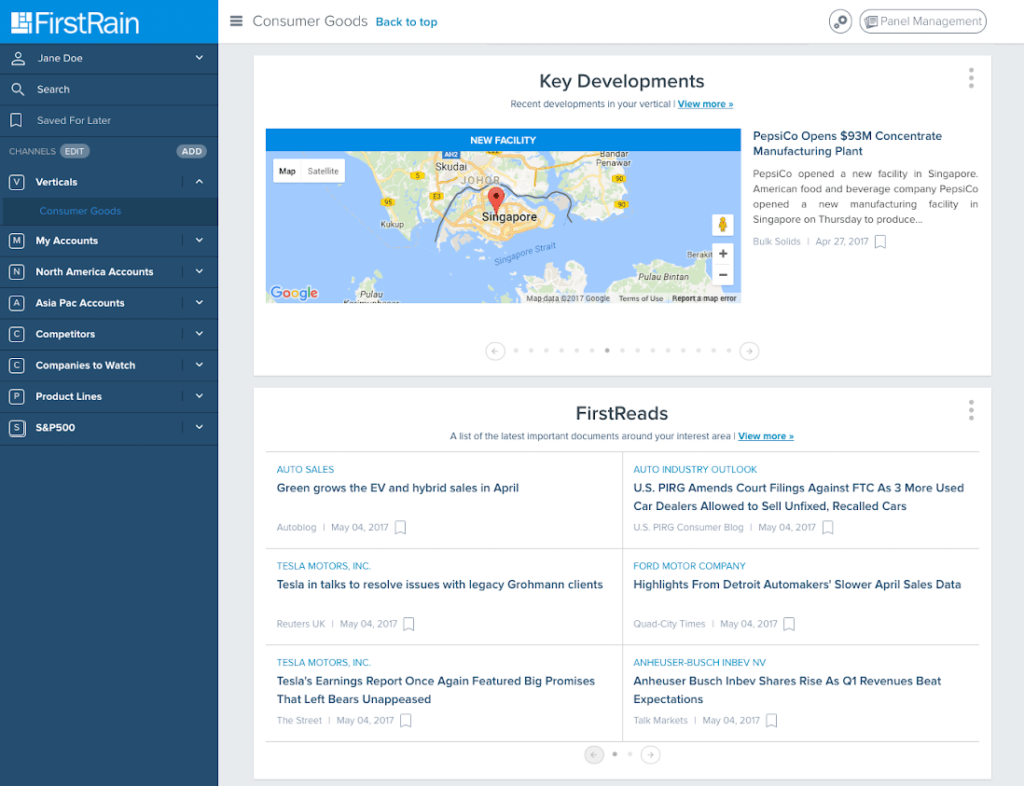 FirstRain Software - 2025 Reviews, Pricing & Demo