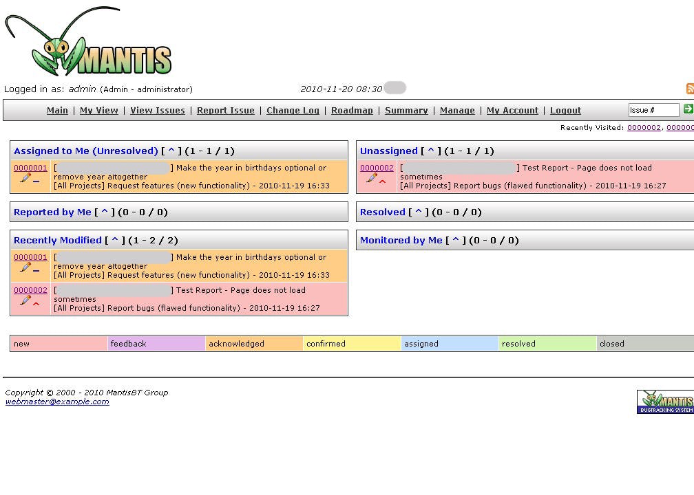 MantisBT Software - 2023 Reviews, Pricing & Demo