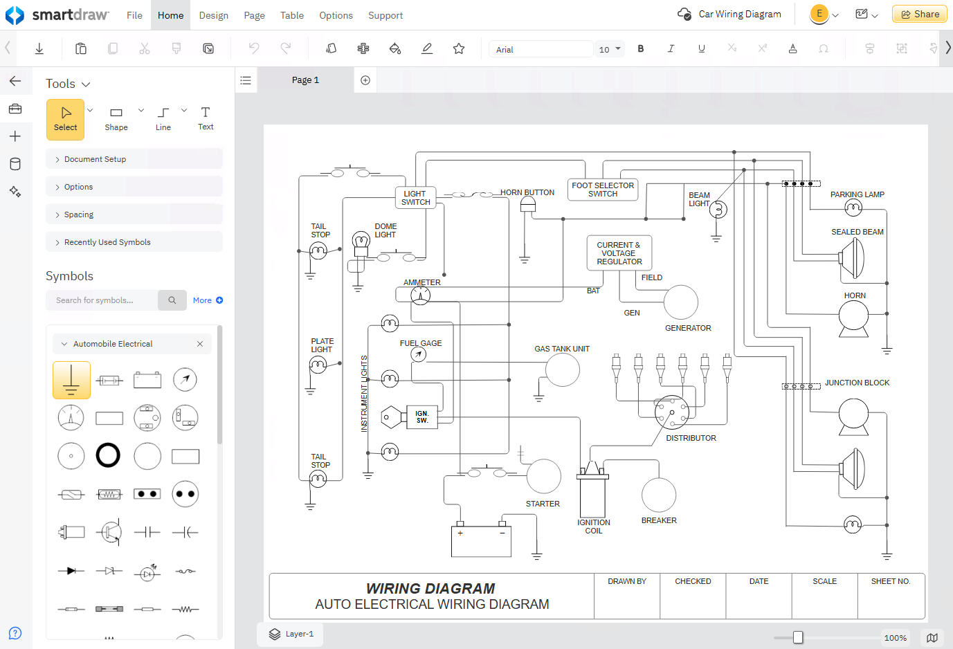 Smartdraw Text Box