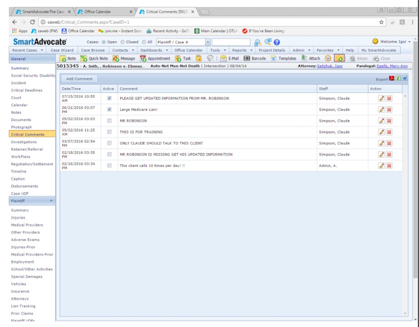SmartAdvocate Reviews, Demo & Pricing - 2022