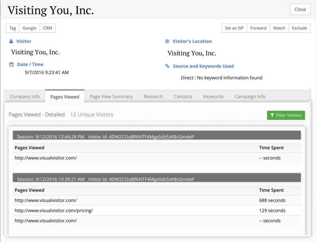 Visual Visitor Software - 2025 Reviews, Pricing & Demo