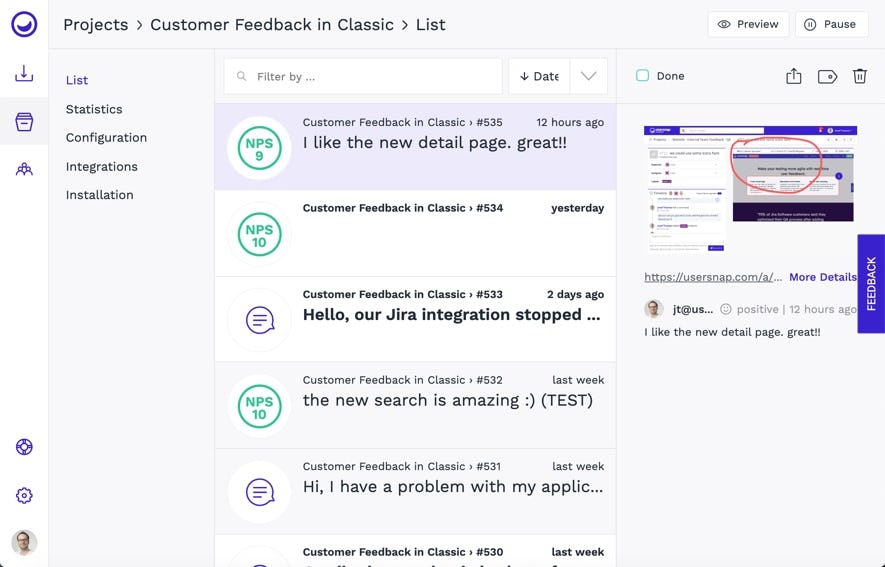 Usersnap Software - 2025 Reviews, Pricing & Demo