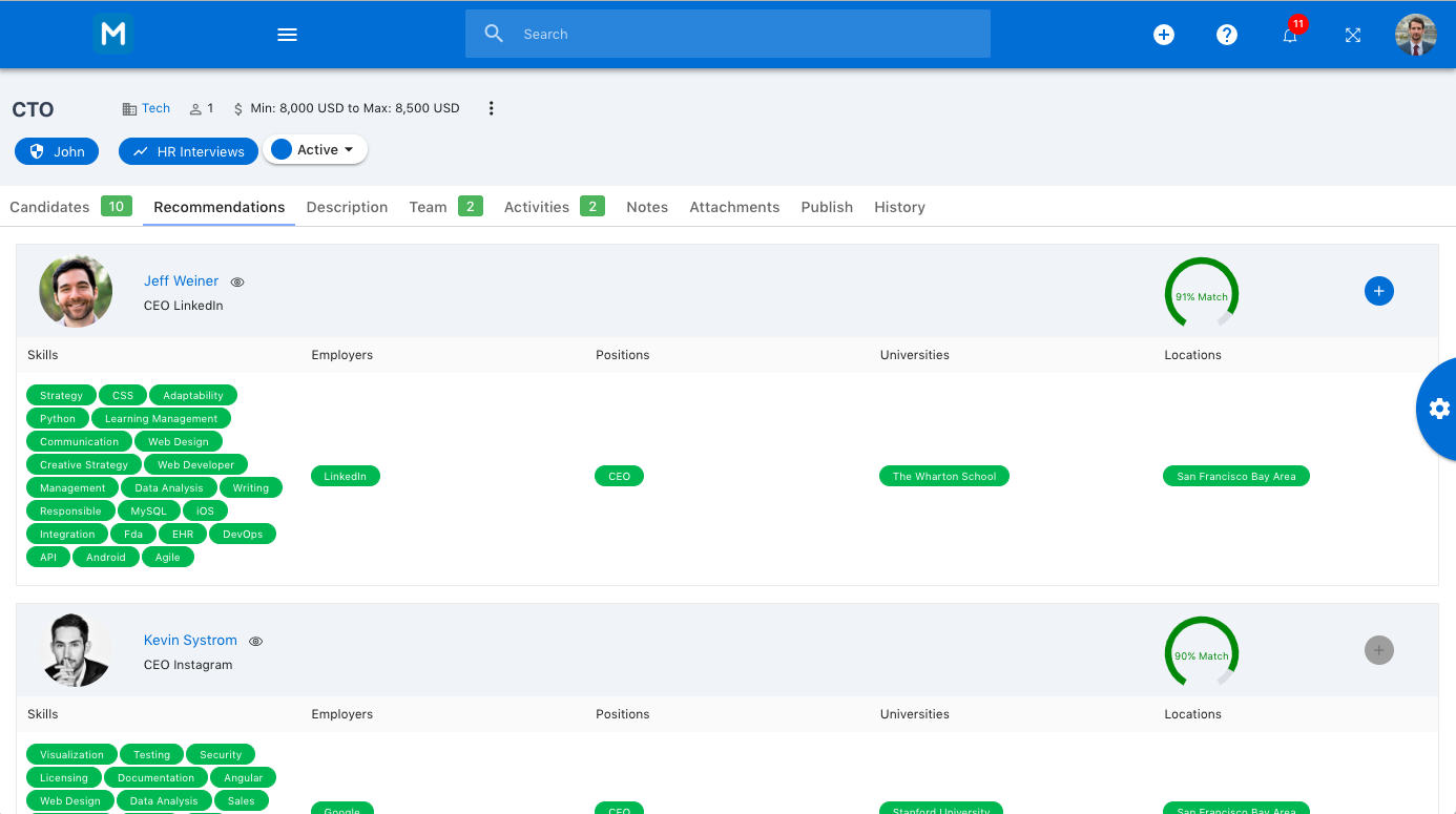 Manatal Software - 2021 Reviews, Pricing & Demo