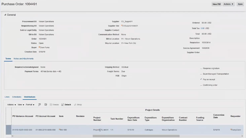 Oracle Fusion Cloud Procurement Software - 2022 Reviews, Pricing & Demo