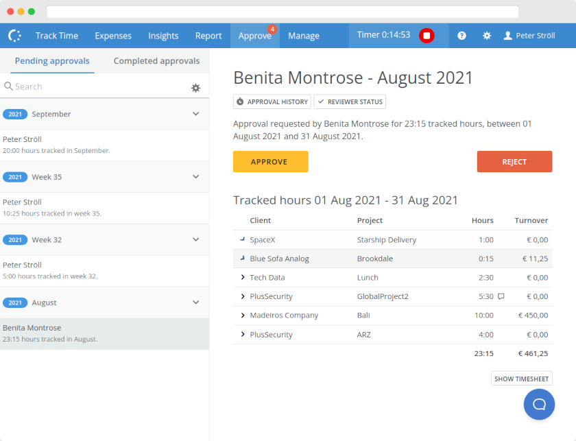eHour - Avis, notes, prix et abonnements - Capterra France 2026
