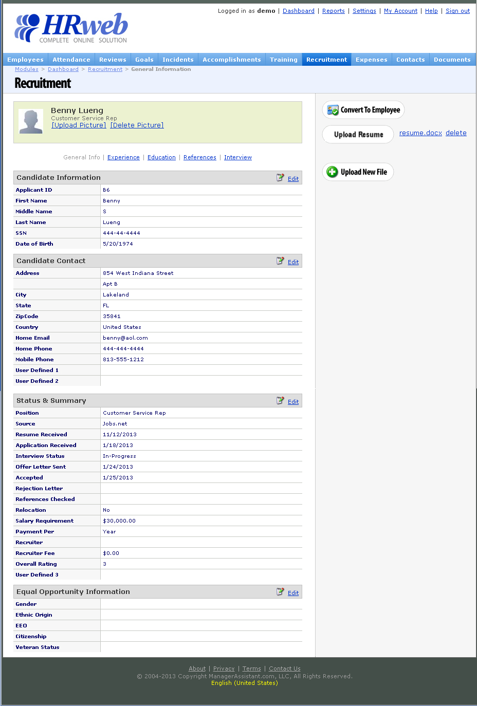 HRweb Software - 2022 Reviews, Pricing & Demo