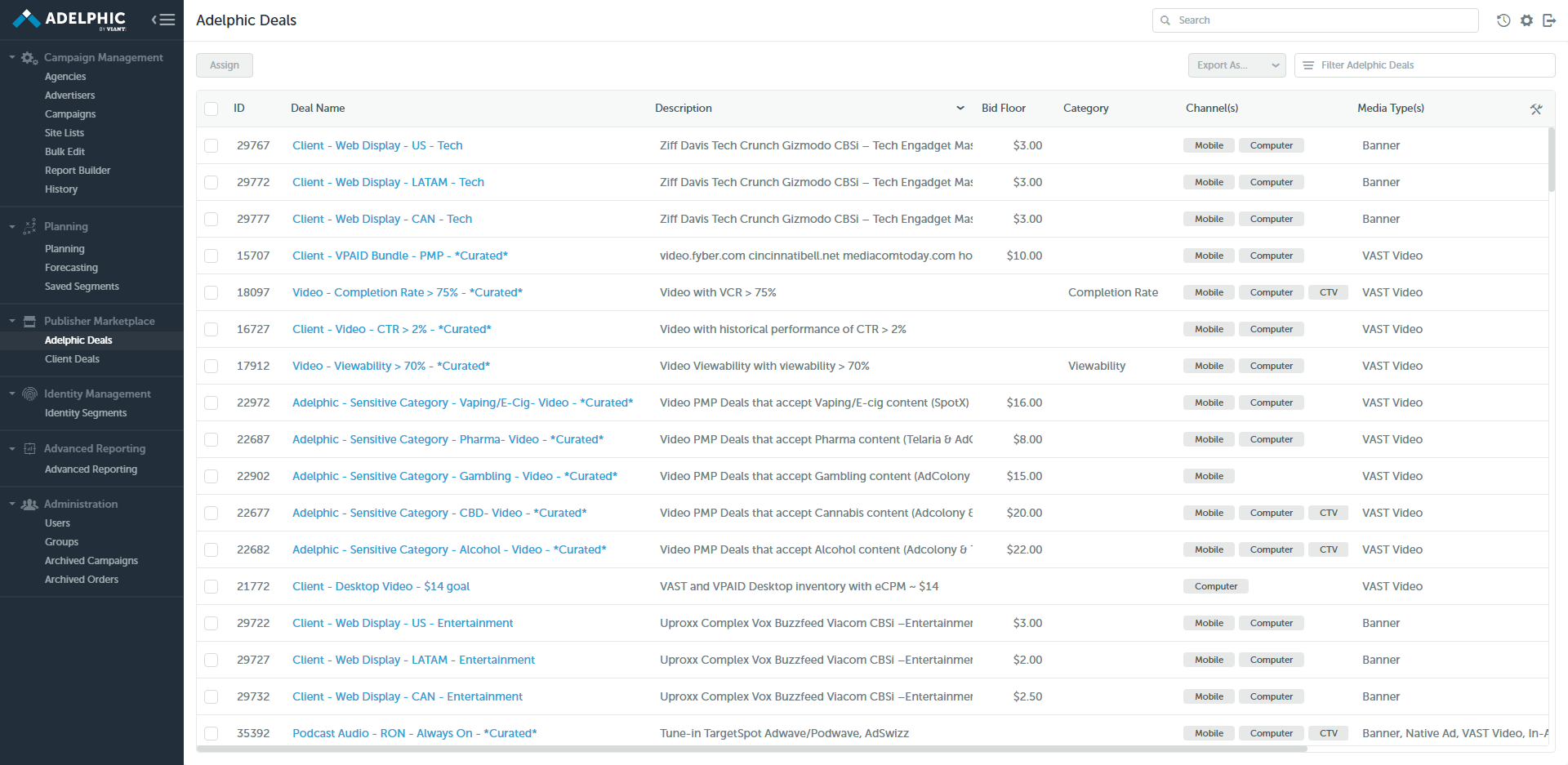 Adelphic Pricing, Alternatives & More 2025 | Capterra