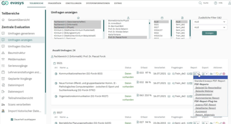 evasys Software - 2024 Reviews, Pricing & Demo