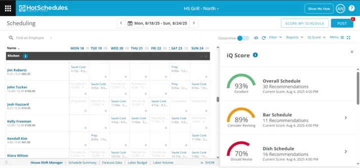 HotSchedules Pricing, Cost & Reviews - Capterra UK 2026