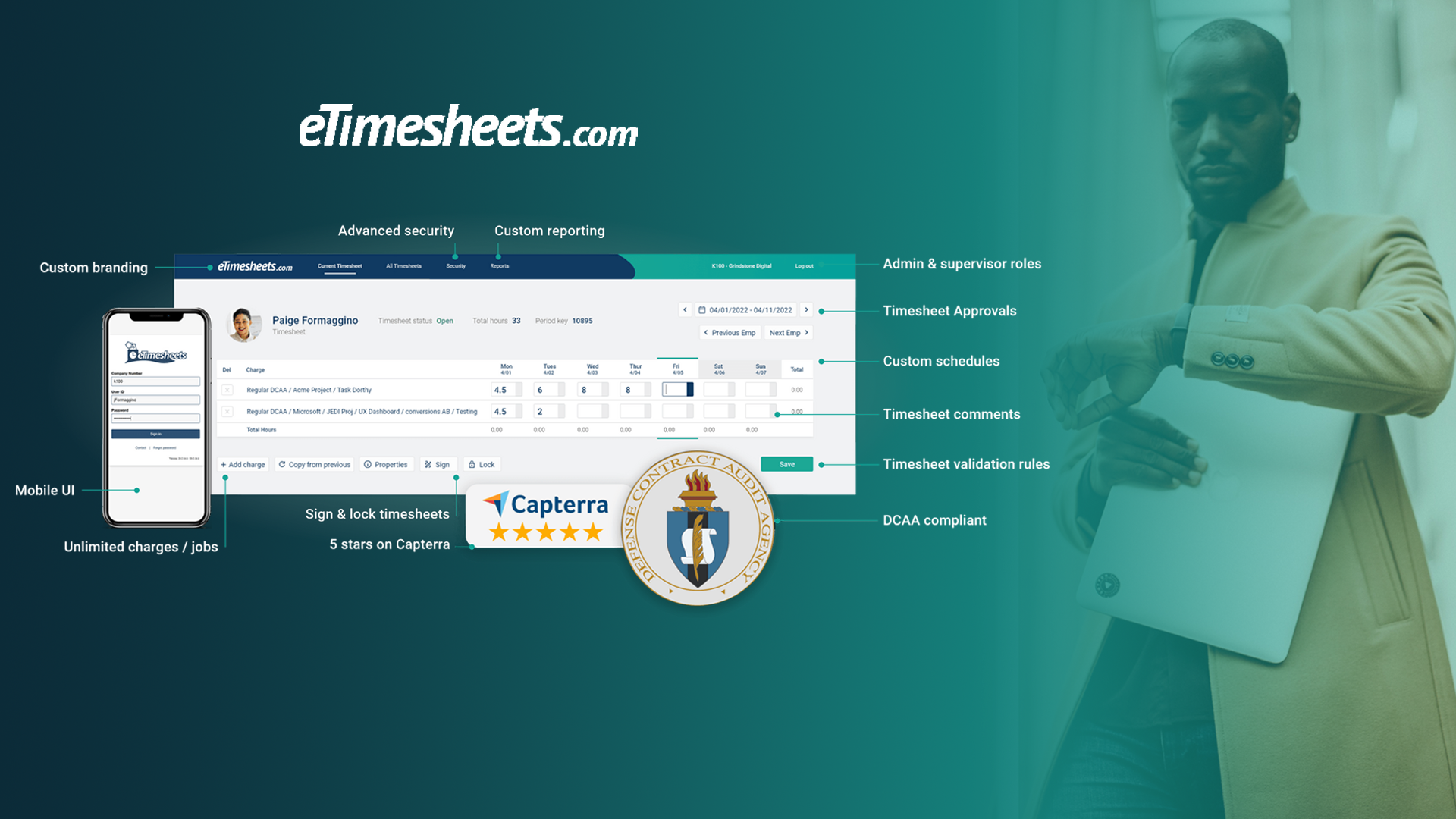 eTimesheets.com Price, Features, Reviews & Ratings - Capterra India