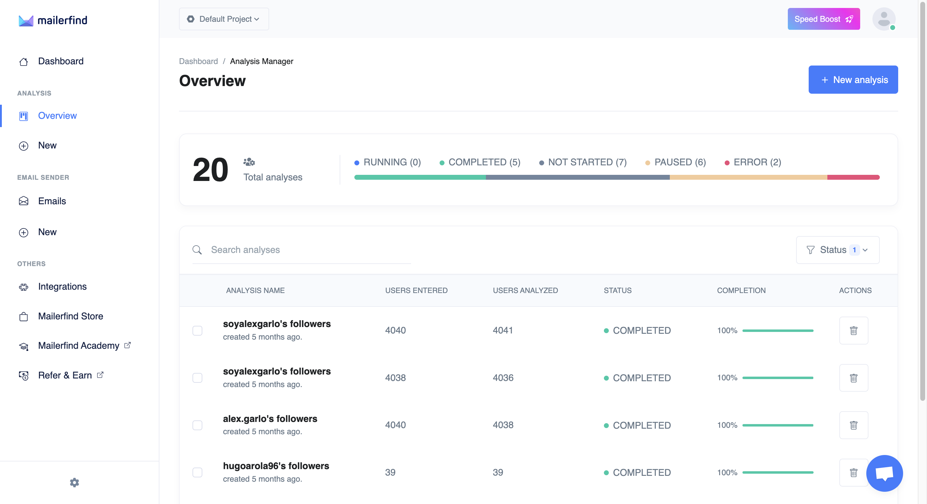 MailerFind: precios, funciones y opiniones | GetApp Chile 2026