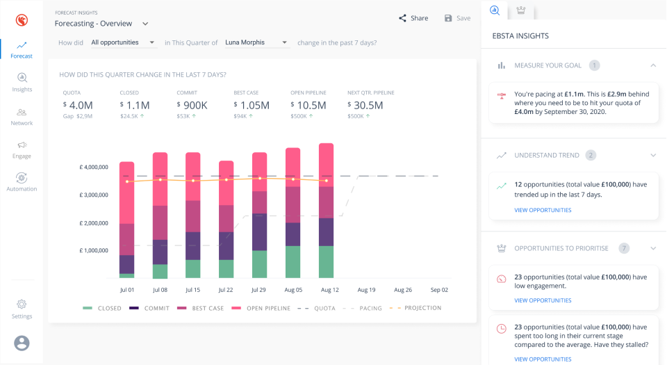 Ebsta Software - 2025 Reviews, Pricing & Demo