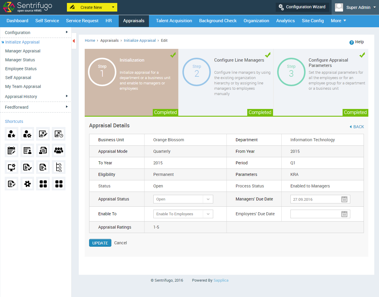 Sentrifugo Open Source HRMS | Reviews, Pricing & Demos - SoftwareAdvice AU