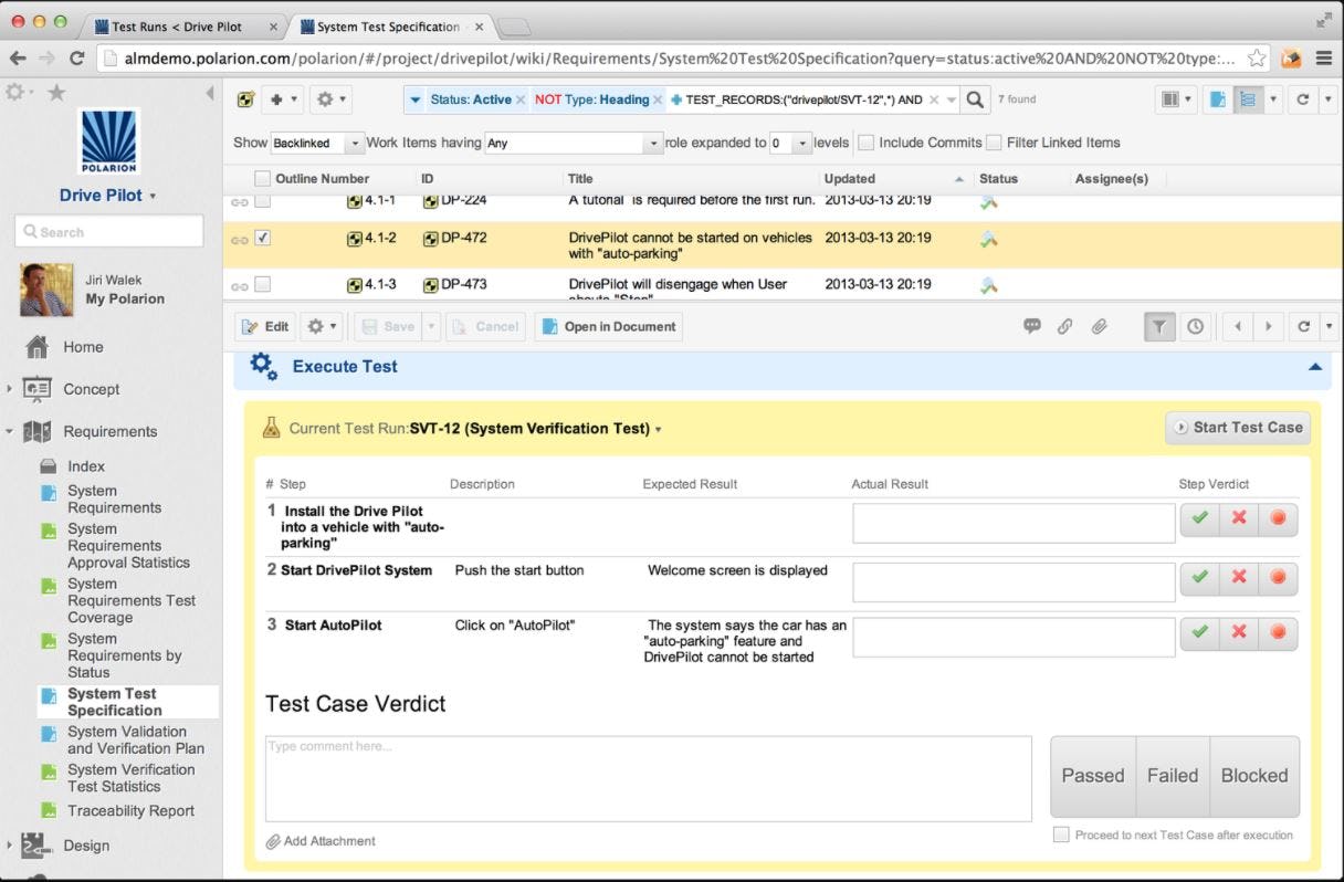 Polarion REQUIREMENTS Software - 2024 Reviews, Pricing & Demo