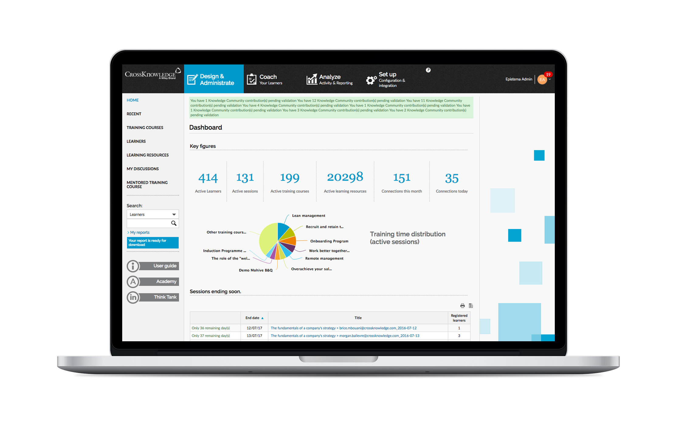 CrossKnowledge Learning Suite - Prix, tarif, abonnement et avis | GetApp France 2025