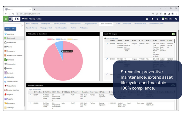 FSI CMMS Software - 2025 Reviews, Pricing & Demo