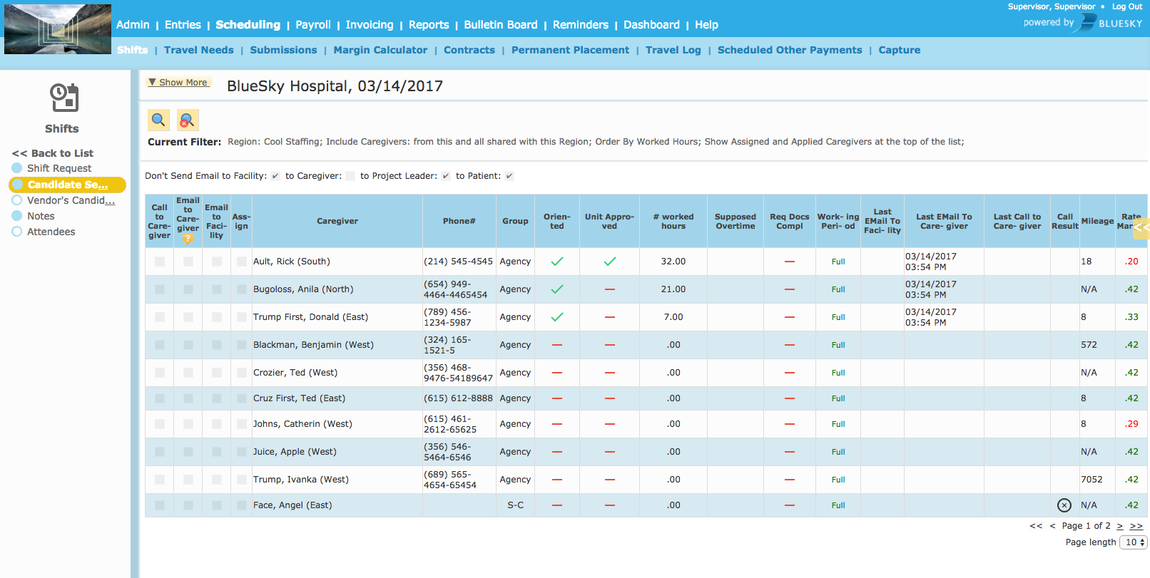 BlueSky Medical Staffing Software Software - 2025 Reviews, Pricing & Demo