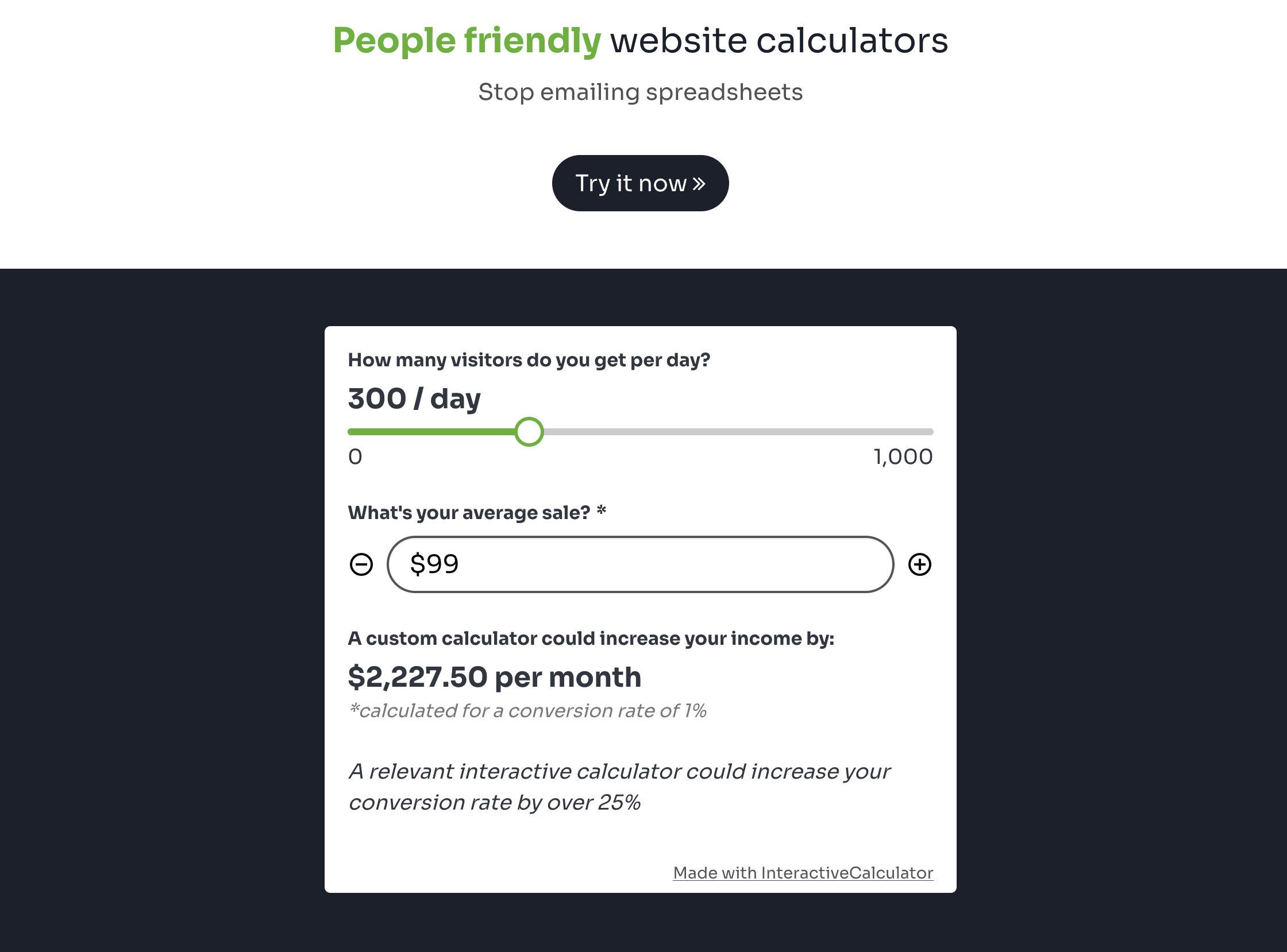 InteractiveCalculator Software - 2024 Reviews, Pricing & Demo