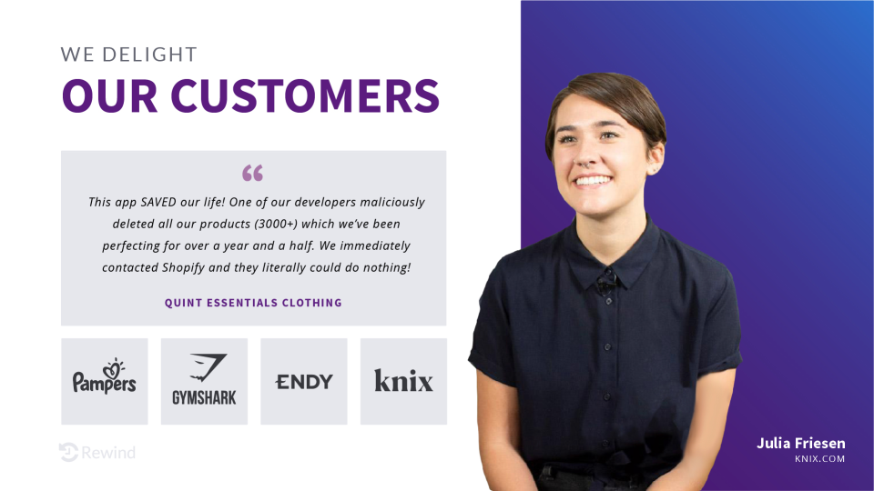 Rewind Software - 2025 Reviews, Pricing & Demo