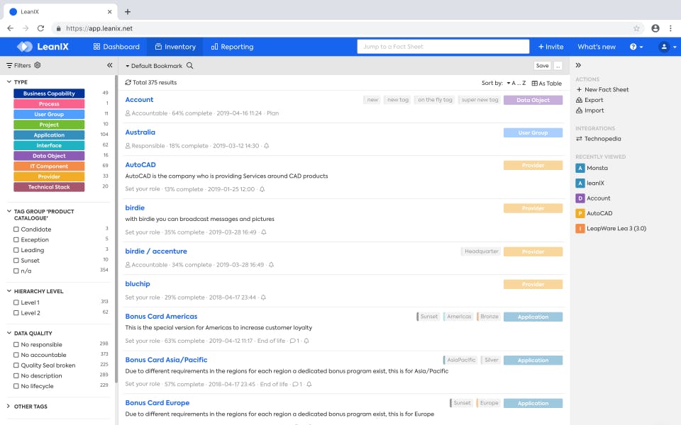 leanIX Pricing, Alternatives & More 2023 | Capterra