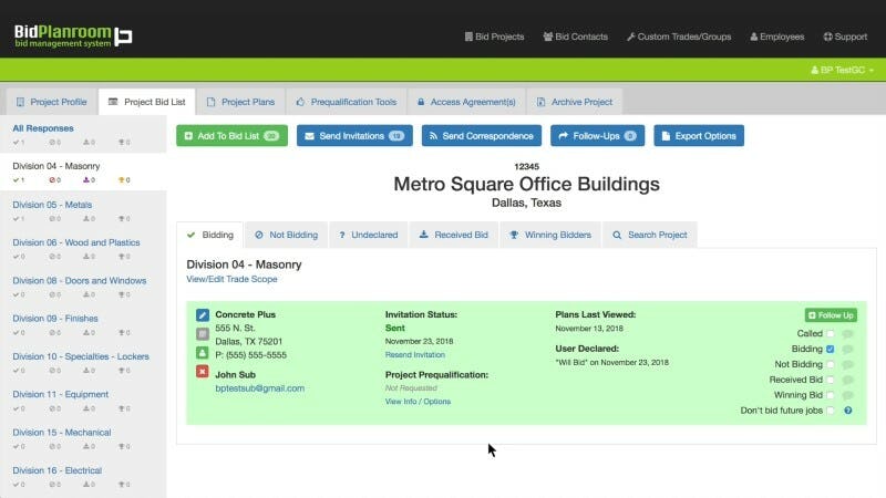 BidPlanroom Software - 2025 Reviews, Pricing & Demo
