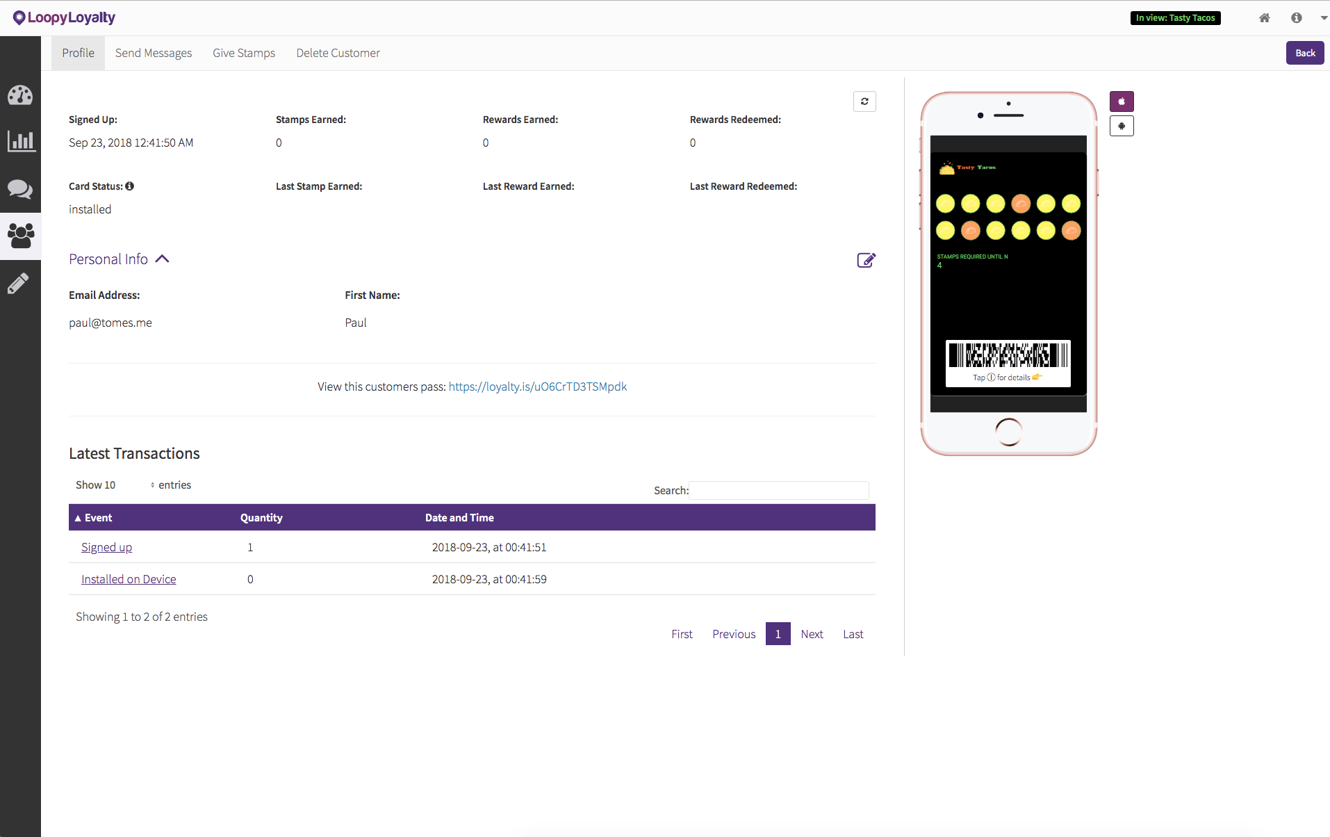 Loopy Loyalty Software - 2025 Reviews, Pricing & Demo