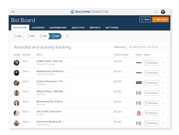BuildingConnected Reviews, Demo & Pricing - 2021