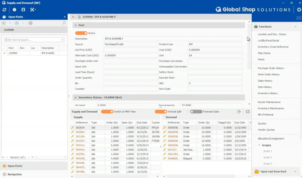 Global Shop Solutions Reviews, Demo & Pricing - 2022