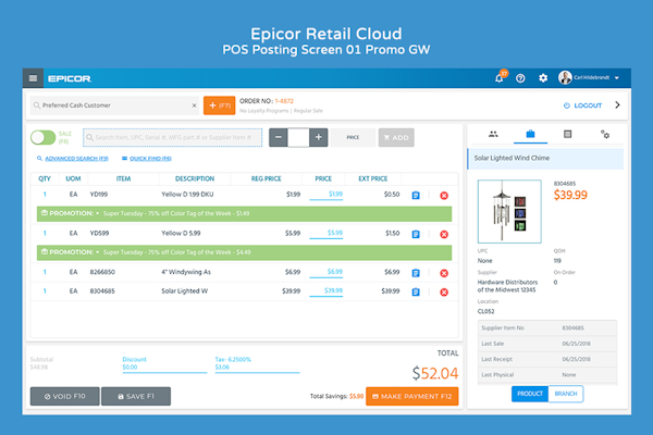 Epicor for Retail Reviews, Demo & Pricing - 2022