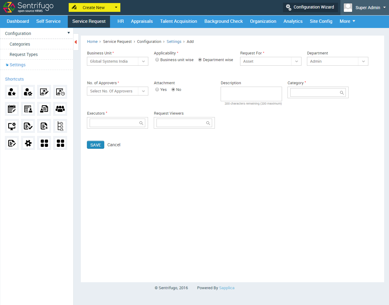 Sentrifugo Open Source HRMS | Reviews, Pricing & Demos - SoftwareAdvice AU