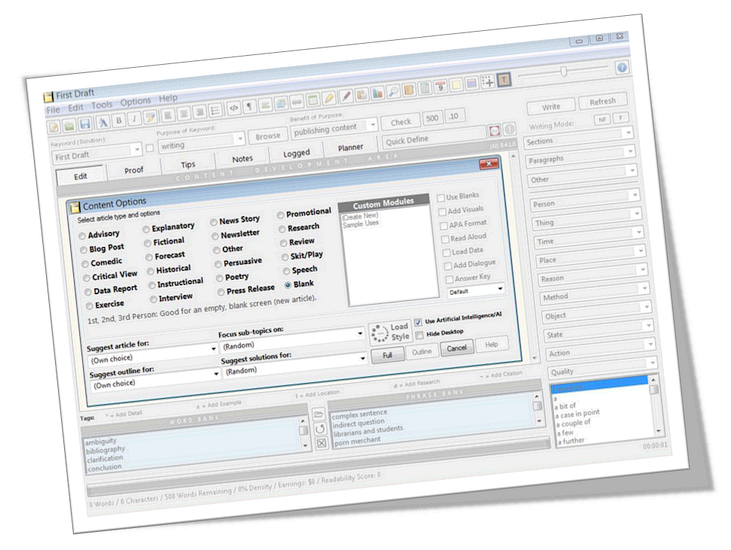 First Draft Software - 2025 Reviews, Pricing & Demo