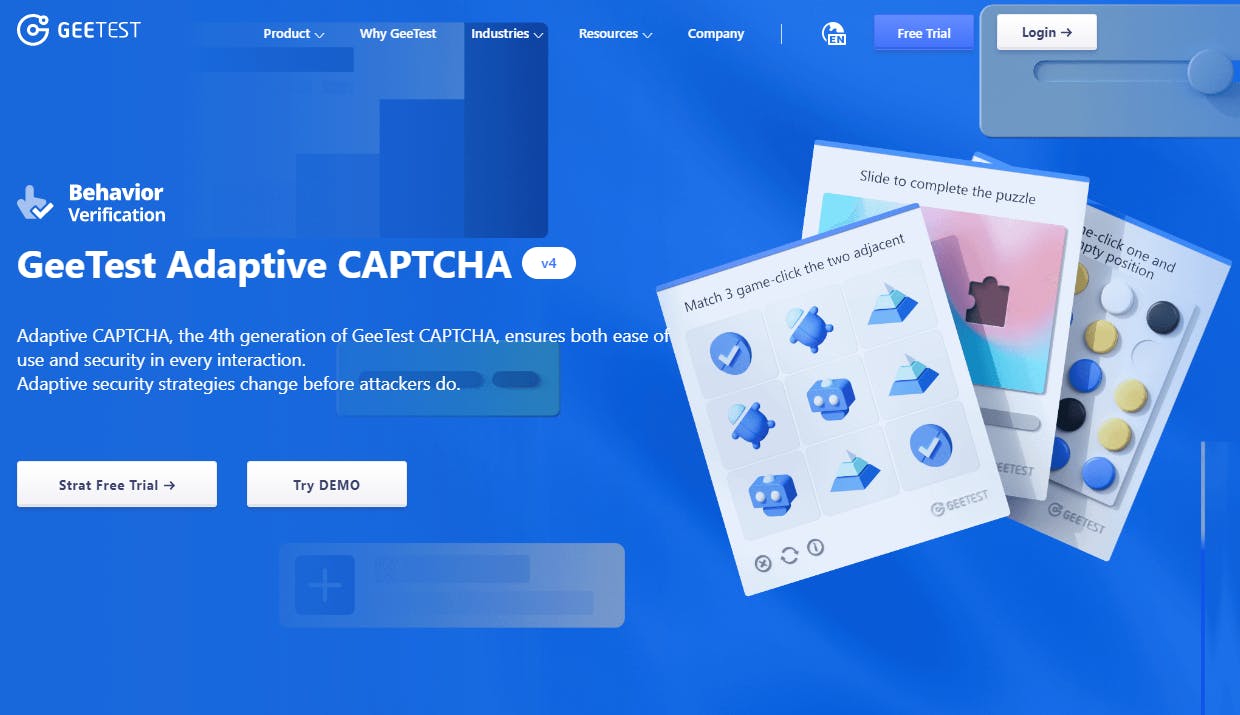 GeeTest CAPTCHA Pricing, Alternatives & More 2022 - Capterra
