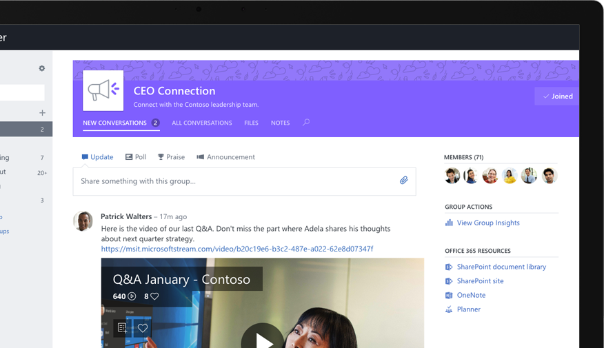 Yammer: precios, funciones y opiniones | GetApp México 2021