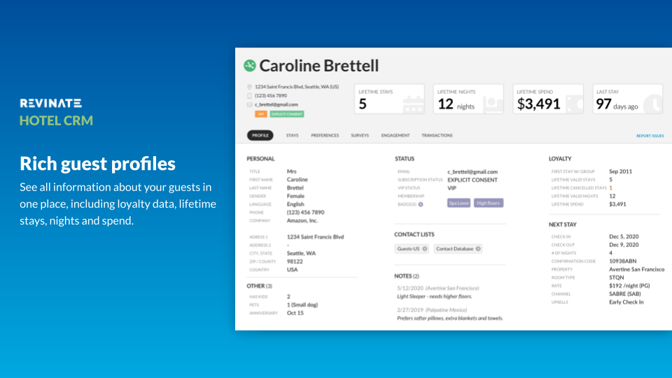 Revinate Pricing, Cost & Reviews - Capterra UK 2025