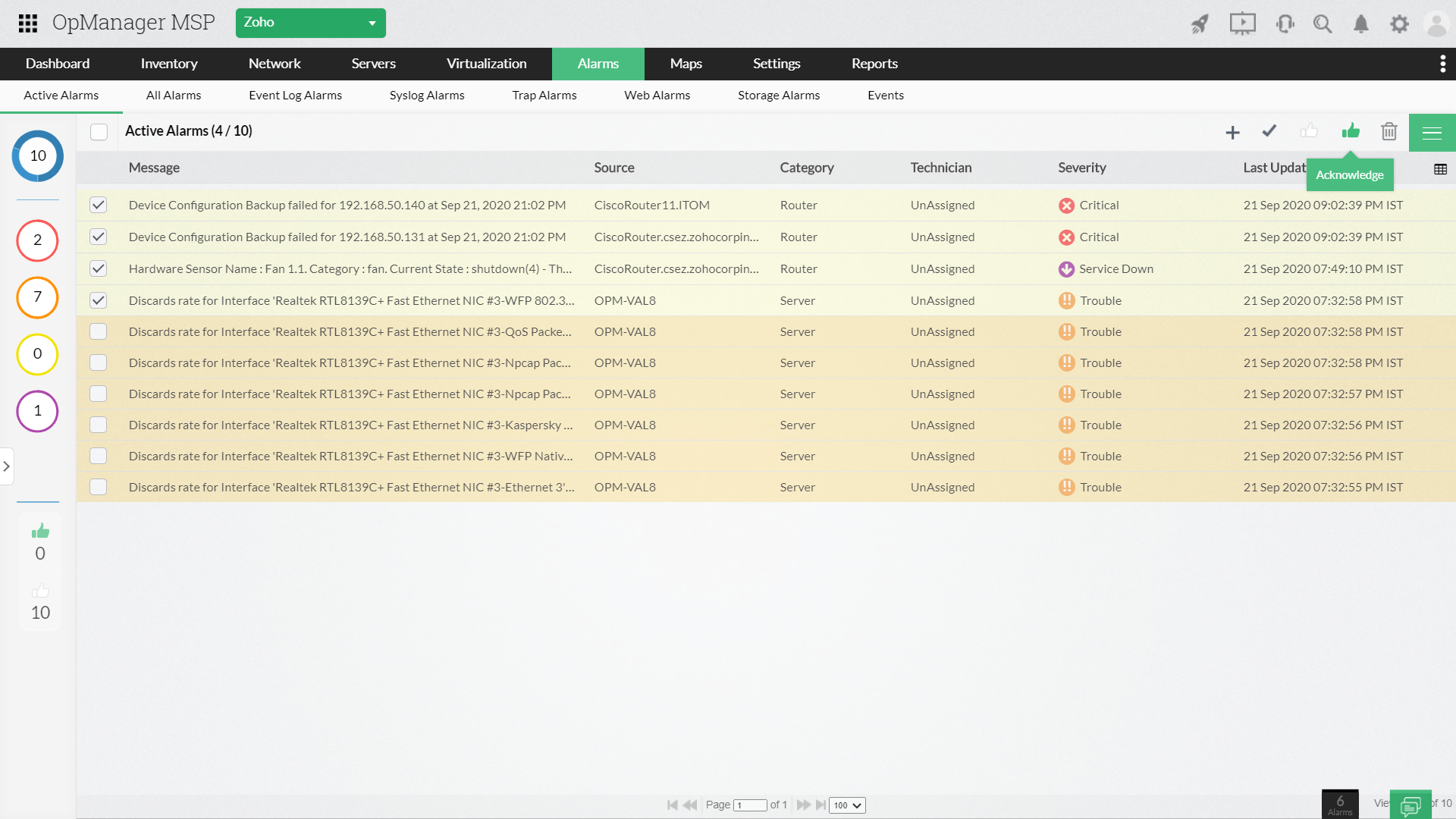 ManageEngine OpManager MSP Software - 2023 Reviews, Pricing & Demo