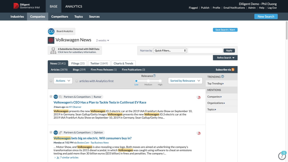 Diligent Governance Intel Pricing, Cost & Reviews - Capterra UK 2023