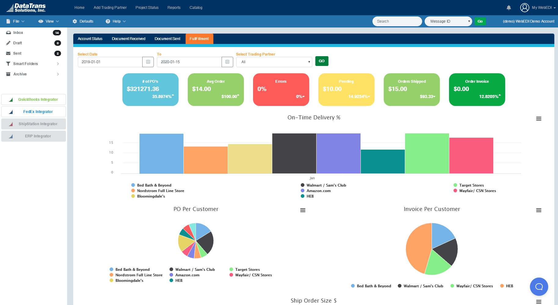 DataTrans WebEDI & eCommerce Software - 2023 Reviews, Pricing & Demo