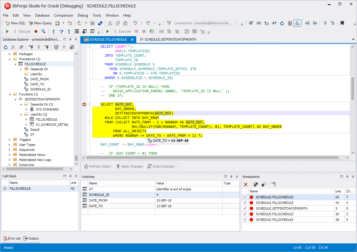 dbForge Studio for Oracle Software - 2025 Reviews, Pricing & Demo