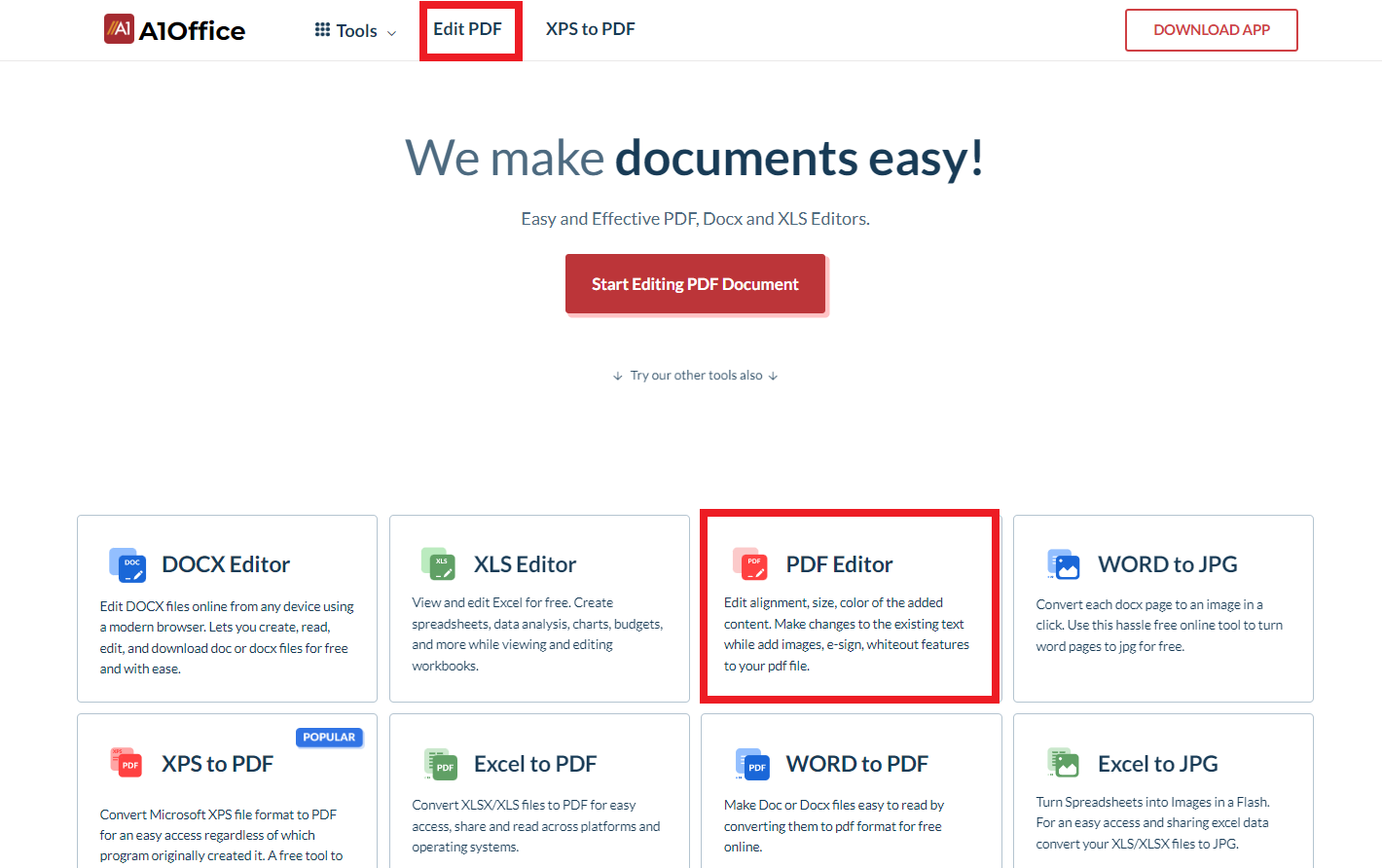 A1Office online pdf editor Software - 2025 Reviews, Pricing & Demo
