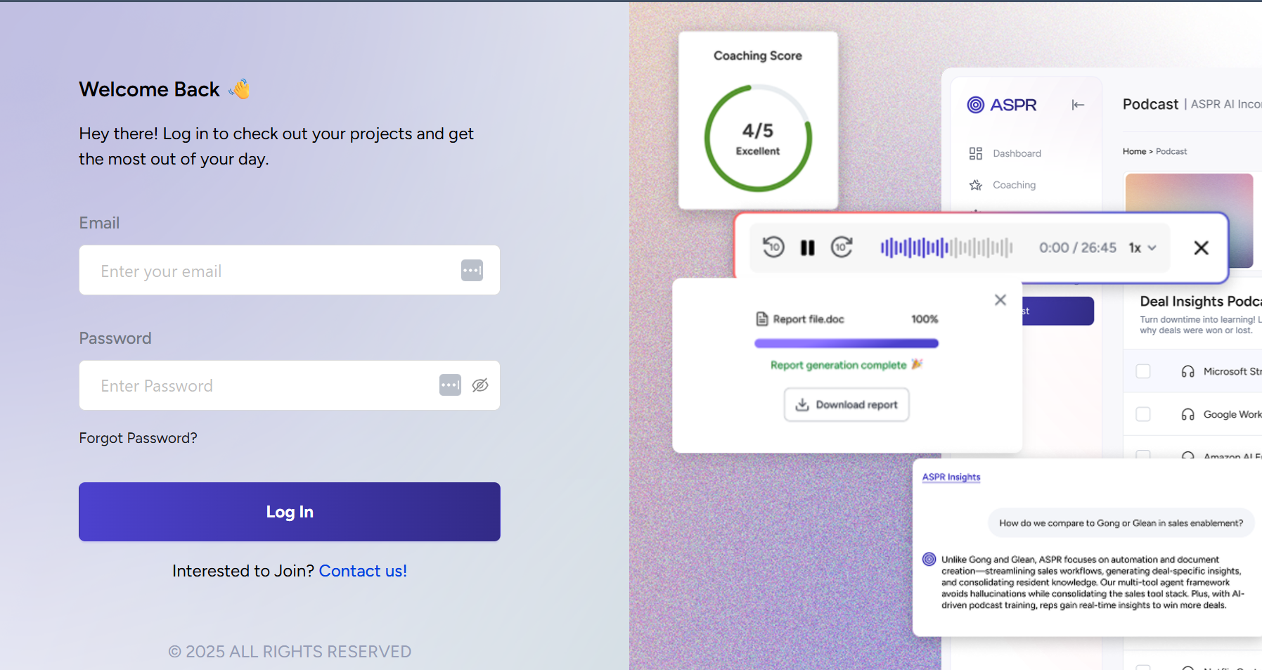 ASPR AI | Reviews, Pricing & Demos - SoftwareAdvice IE