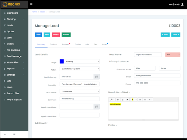 MECPro Reviews, Demo & Pricing - 2022